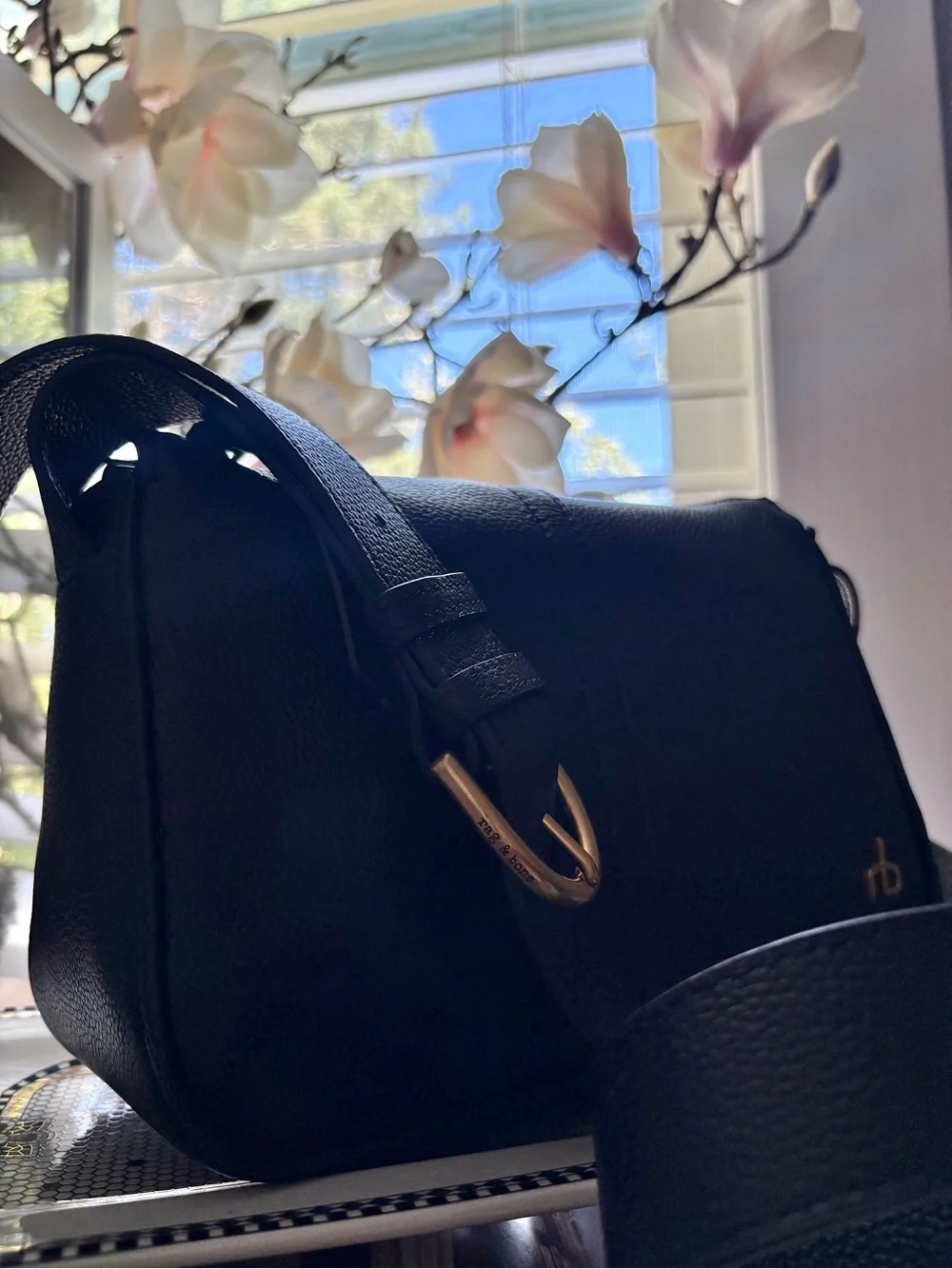 rag & bone | Bags | Nwot Rag Bone Black Pebbled Leather Crossbody Bag ...